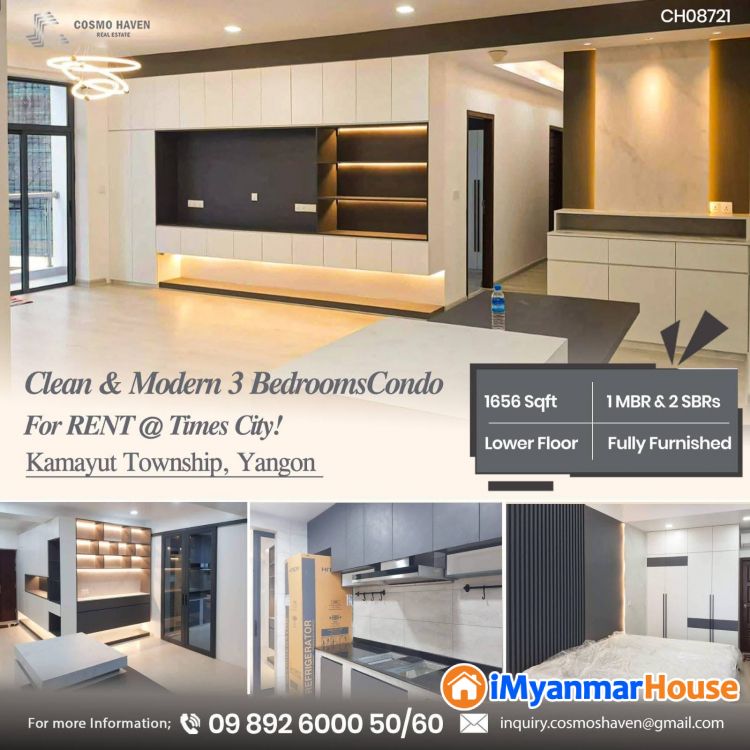 Time City Condominium for Rent Kamayut Township in Yangon - For Rent ...